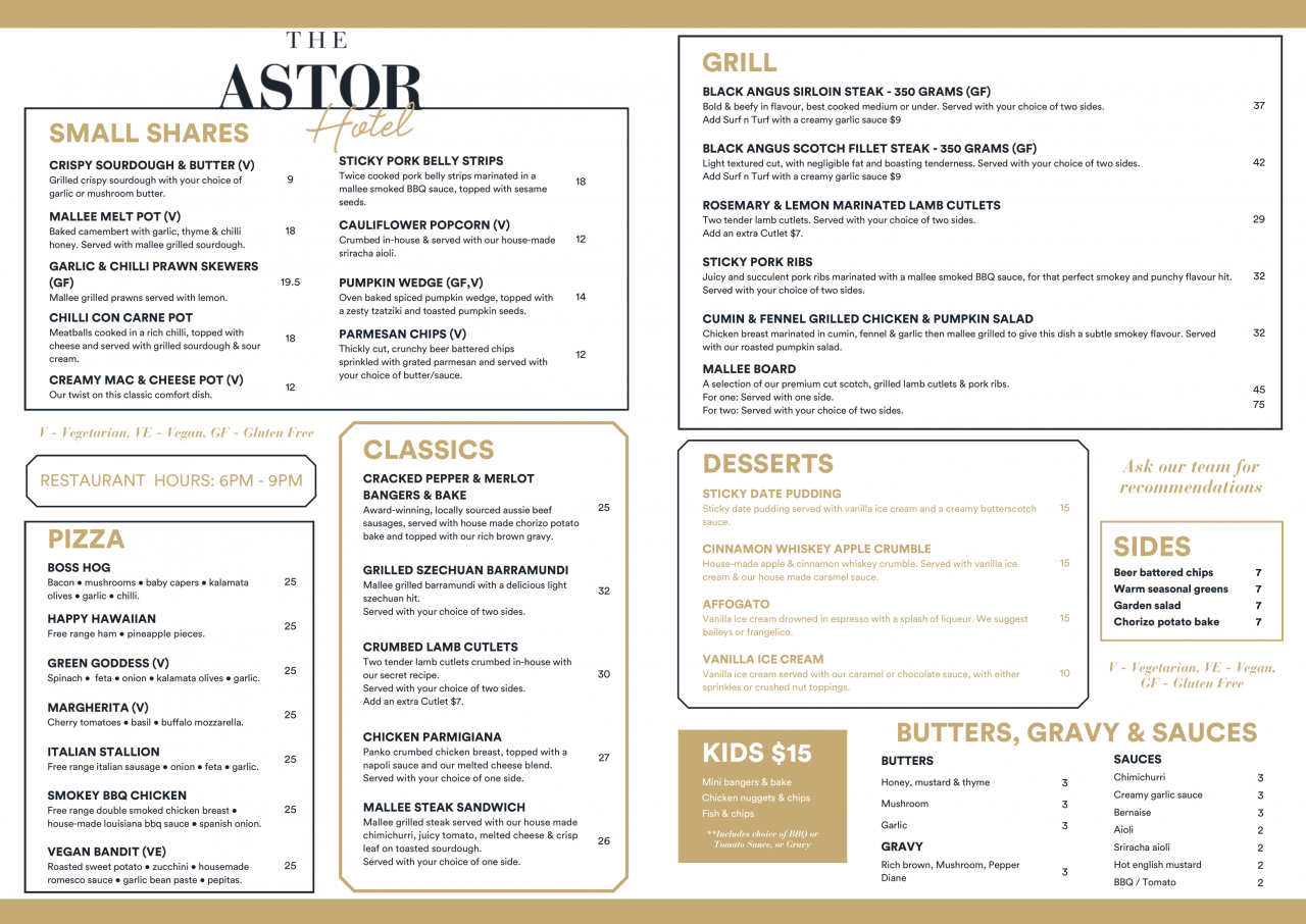 The Astor Bar & Grill - Astor Hotel & Bar
