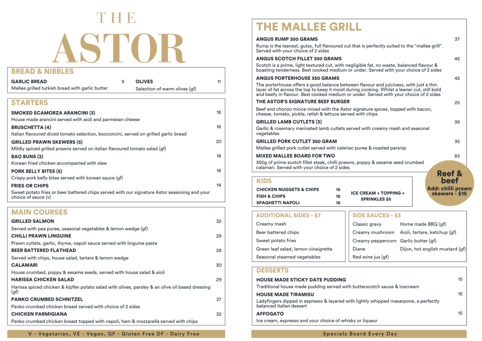 The Astor Bar & Grill - Astor Hotel & Bar